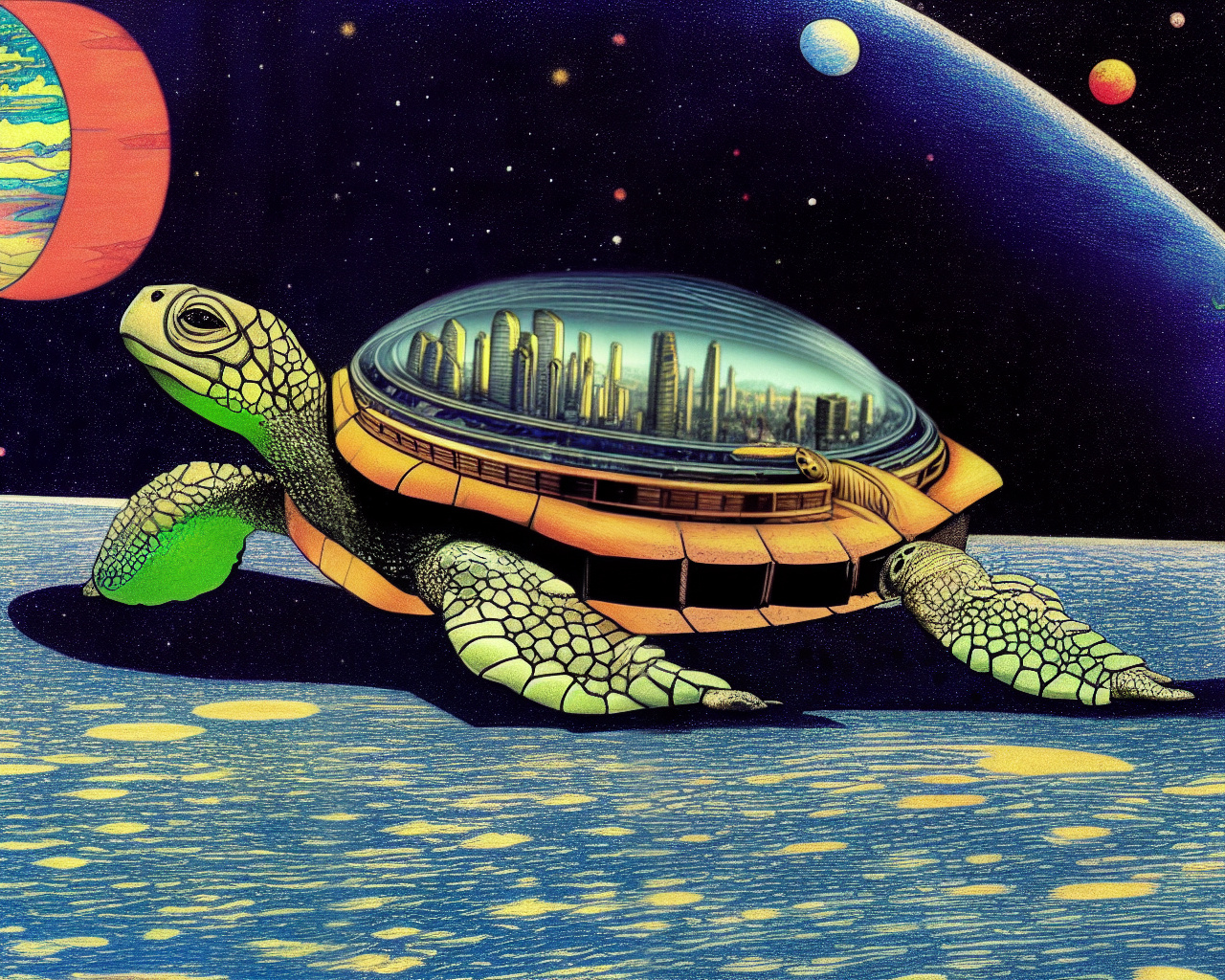 Turtles in Space